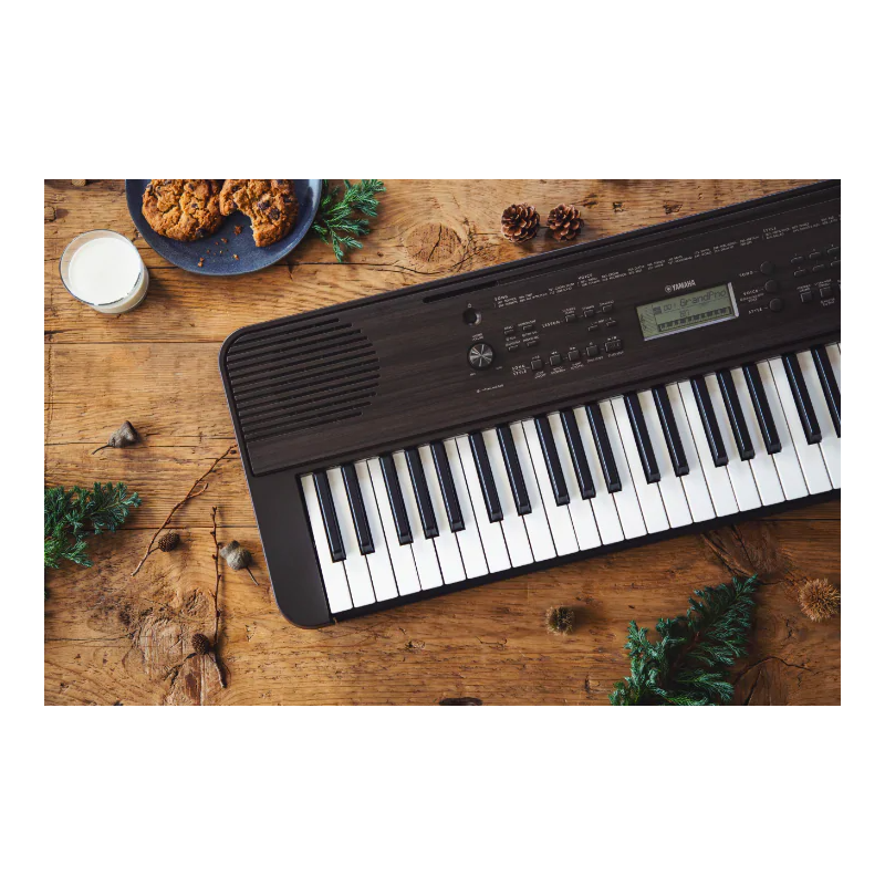 Yamaha PSR-E360DW - Clavier dynamique finition érable