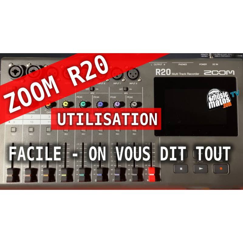 VIDEO TUTO ZOOM R20: Comment utiliser l enregistreur portable ZOOM R20