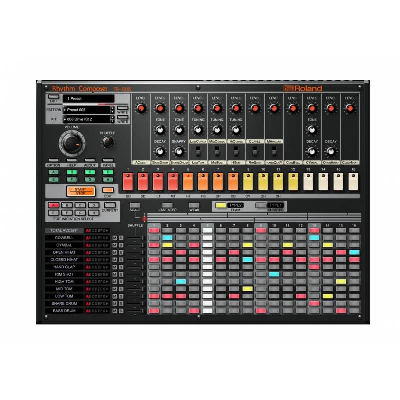 ROLAND CLOUD TR-808 : Plug-In proposant les sons de l' original