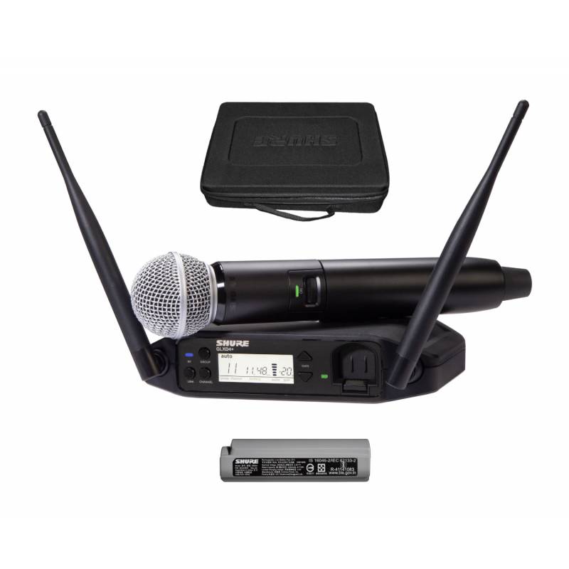 SHURE GLXD24+E-SM58 : le micro Shure SM58 maintenant en numérique HF