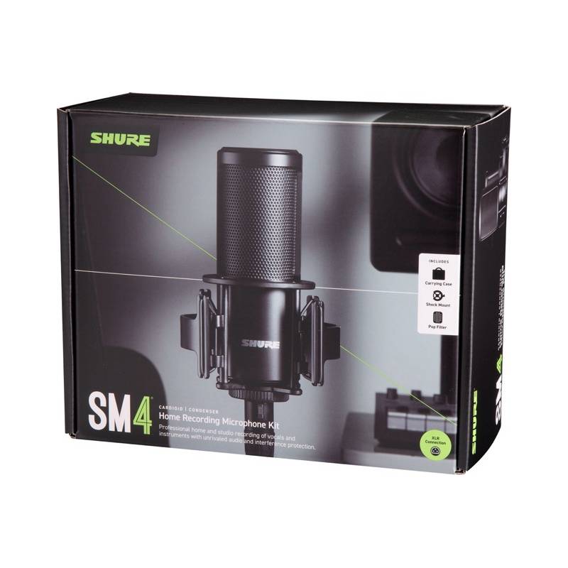 SHURE SM4-K KIT : Le kit micro parfait pour l'enregistrement pro