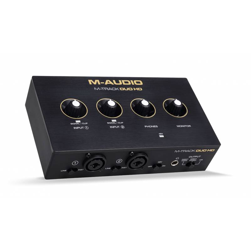 M-AUDIO M-TRACK DUO HD : interface audio USB-C 24 bits/192 kHz