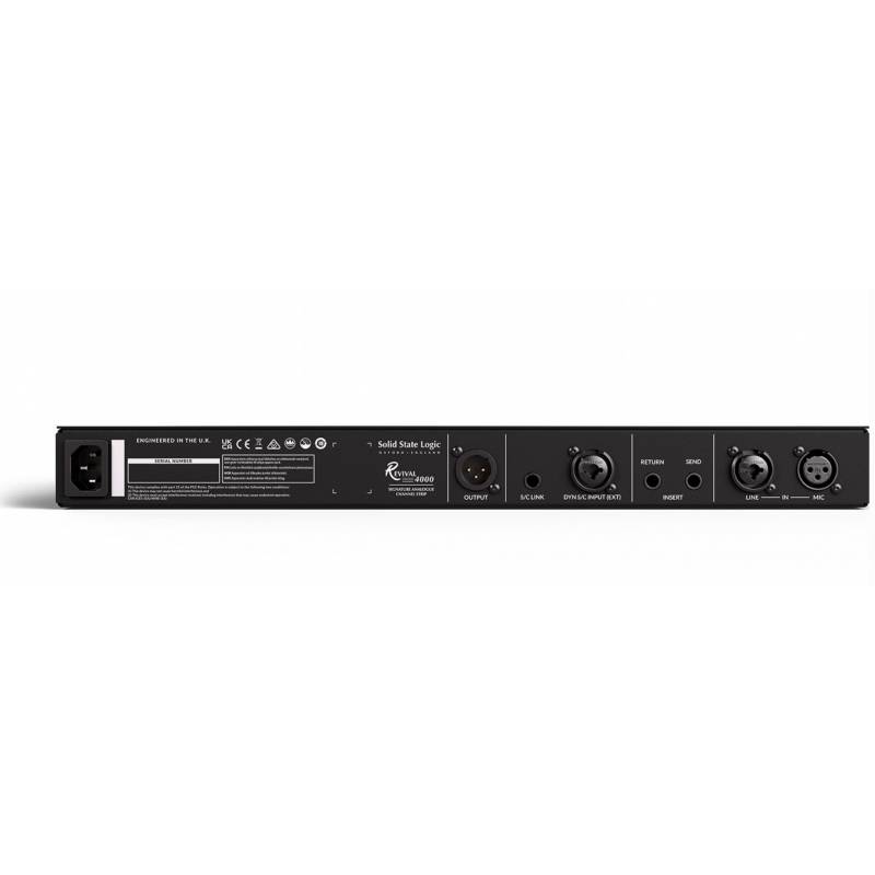 SSL REVIVAL 4000 : tranche de console analogique de légende