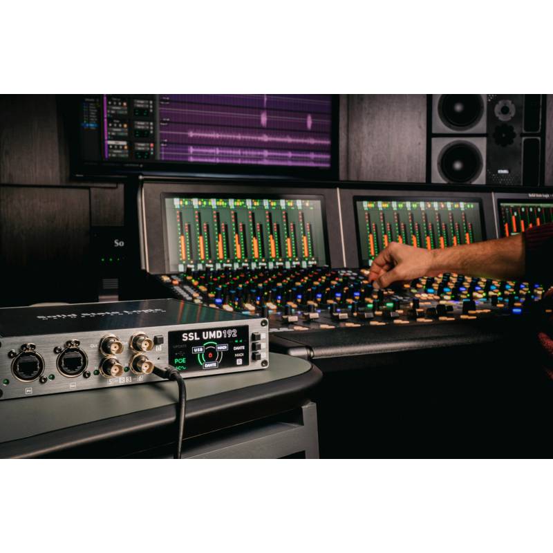 SOLID STATE LOGIC UMD192 : interface audio Dante, MADI et USB pro