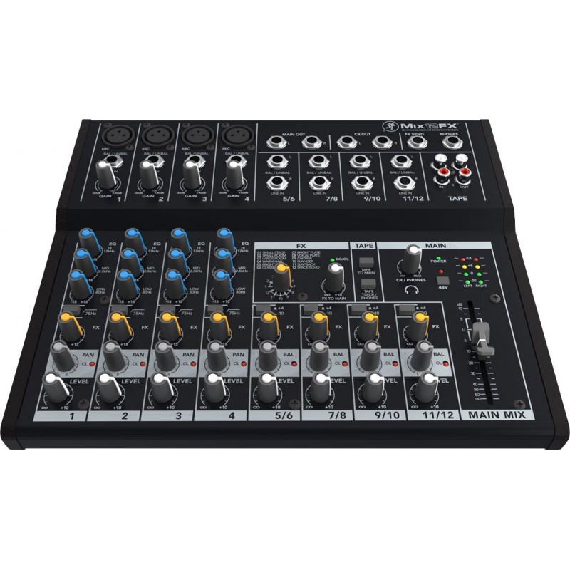 MIX12FX - Mackie - Sonorisation - Mixage - Tables analogiques