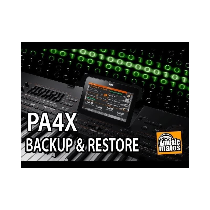 Back et Restore Korg PA4X