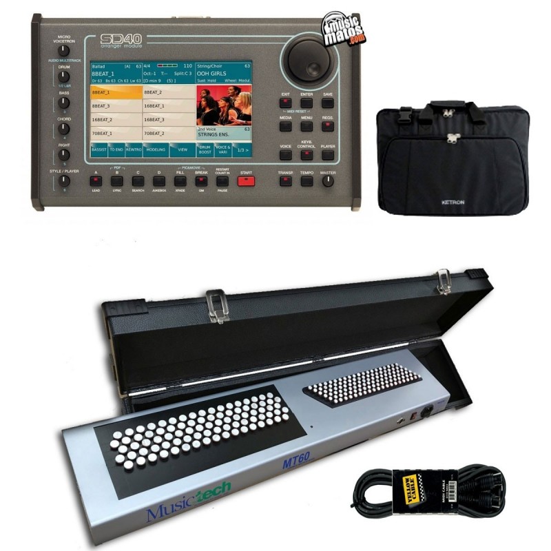 SD40 KETRON + MT60 MUSICTECH PACK - Pack clé en main